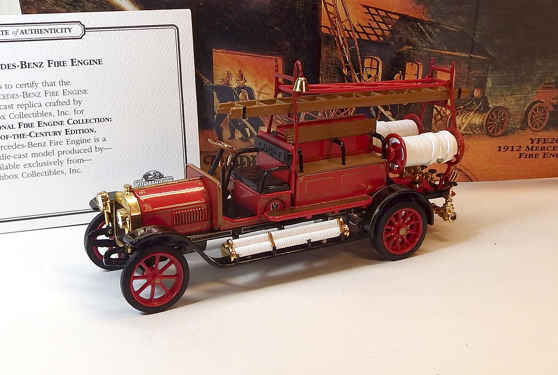 YFE20-M 1912 Mercedes Fire Engine - hasiči, bazar - Matchbox | Modely ...